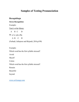 Samples of Testing English Language SubSkills.pdf