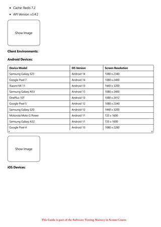 Sample Software Test Report in PDF (Free Download) | PDF