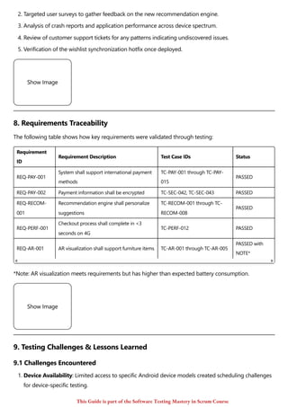 Sample Software Test Report in PDF (Free Download) | PDF