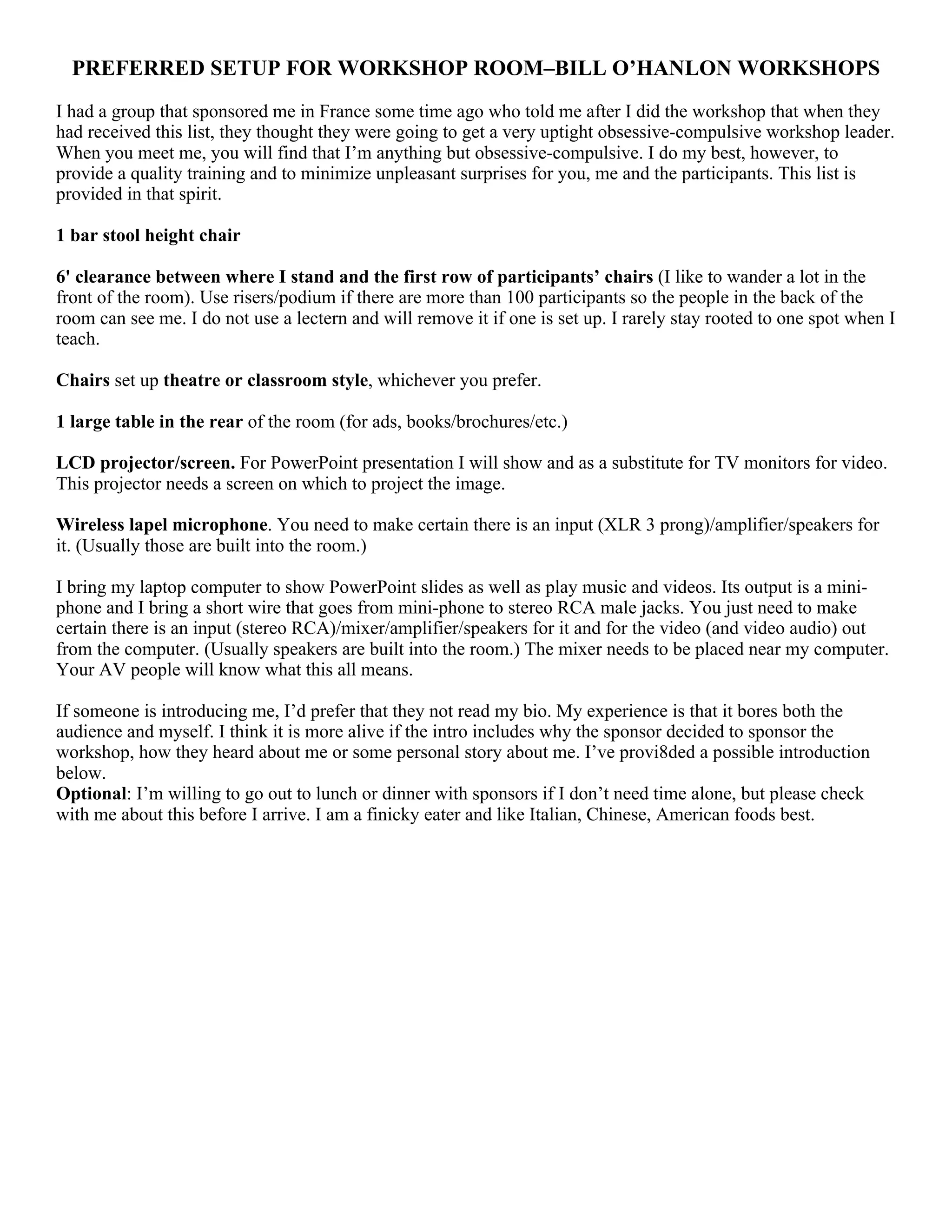 Sample Speaking Contract | PDF