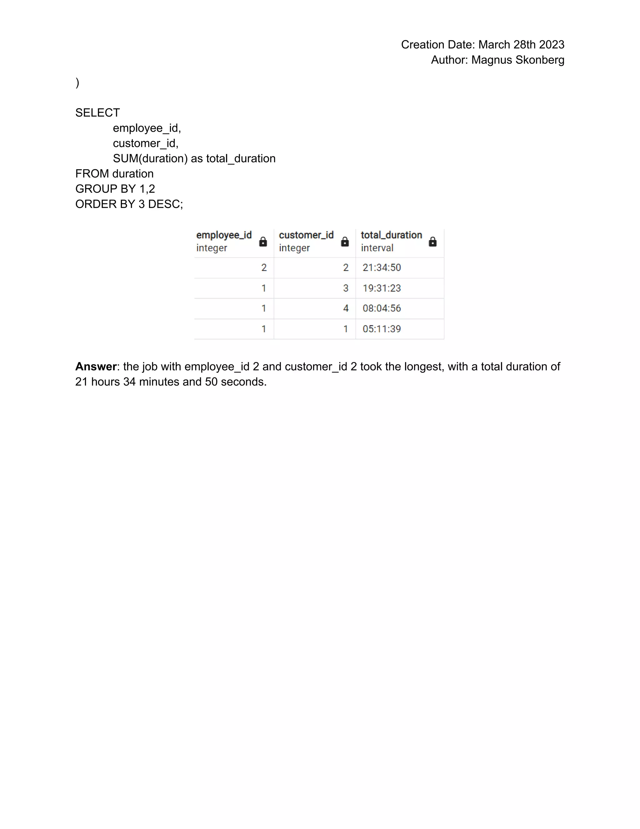 SAMPLE SQL SCREENING | PDF | Databases | Computer Software and Applications
