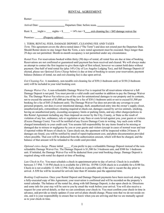 Sample str agreement (2) | PDF