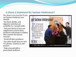 Lactose Intolerance. Student Presentation | PPTX