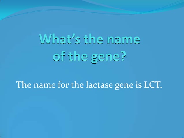 Lactose Intolerance. Student Presentation | PPTX