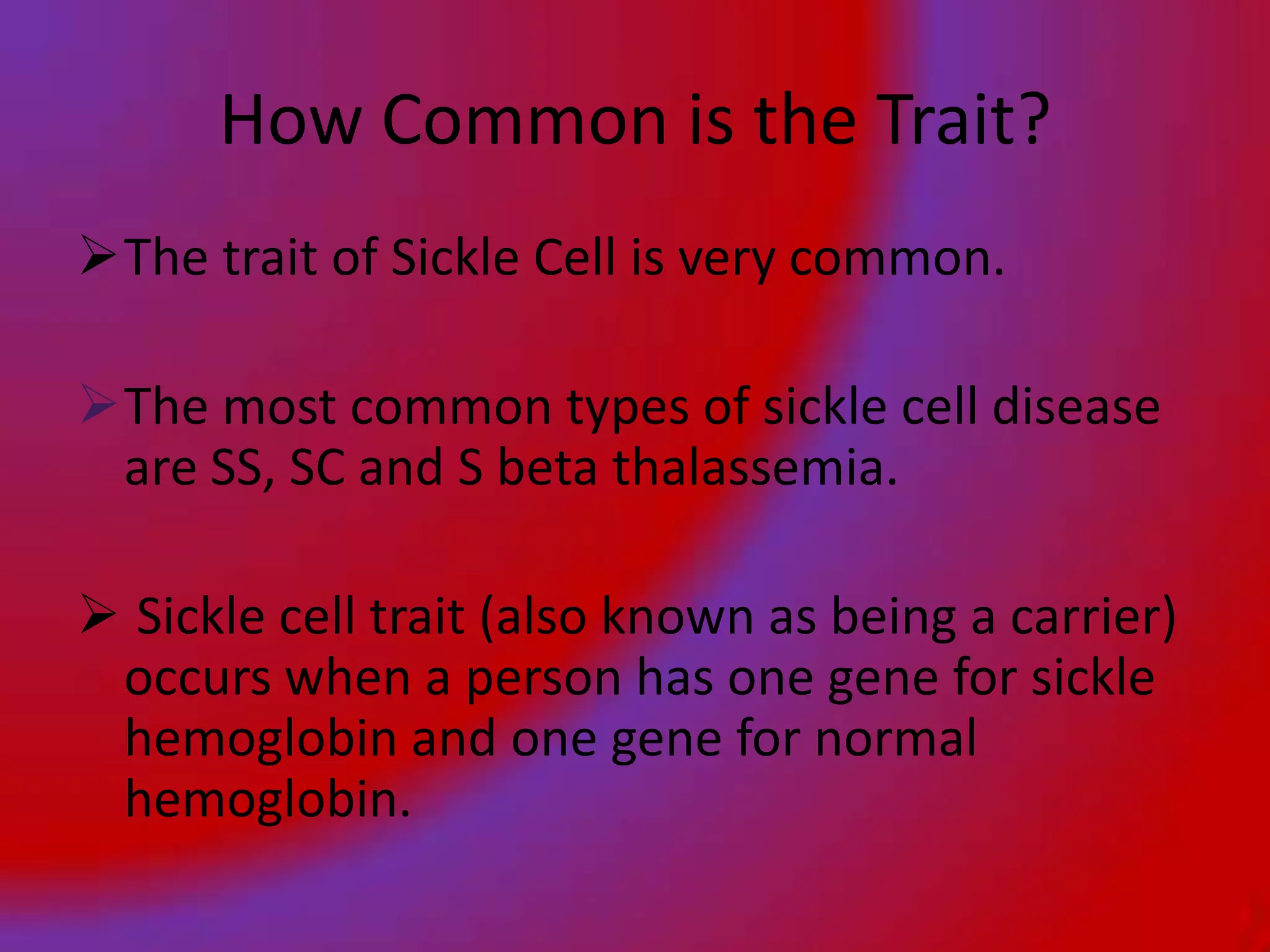 Sickle Cell Anemia. Student Presentation | PPTX
