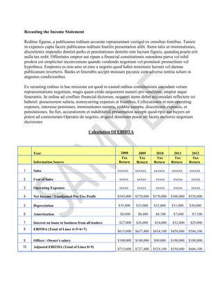 Valuation Report Sample | PDF