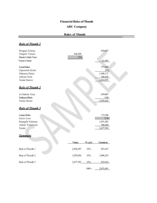 Valuation Report Sample | PDF