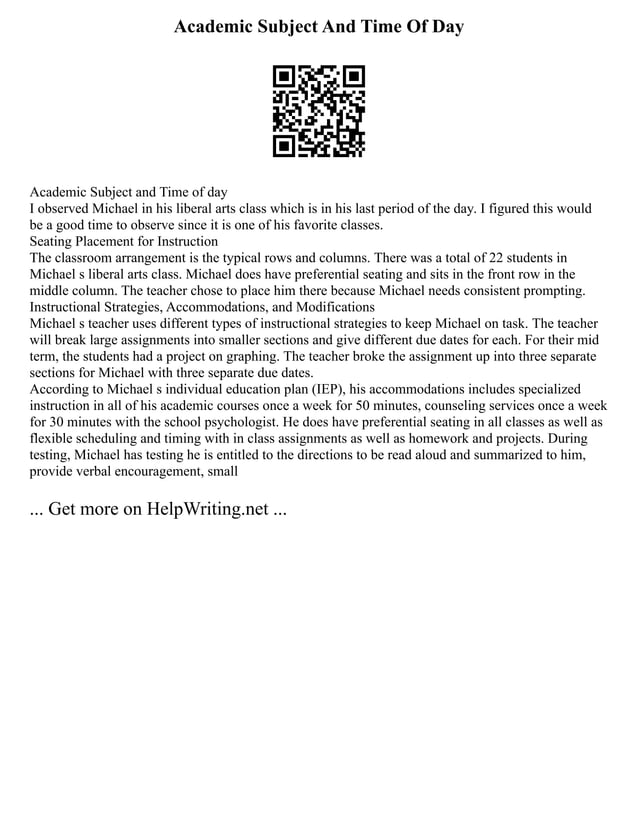 Sample Summary Writing TaskGrade 7 Summary | PDF