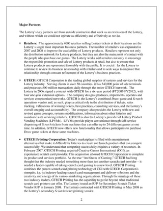 Washington’s Lottery Business Plan | PDF
