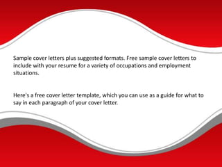 Sample teacher cover letter ireland | PPTX