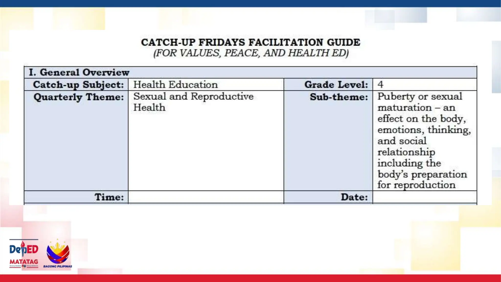 Sample Teaching Plan for Health.pptx