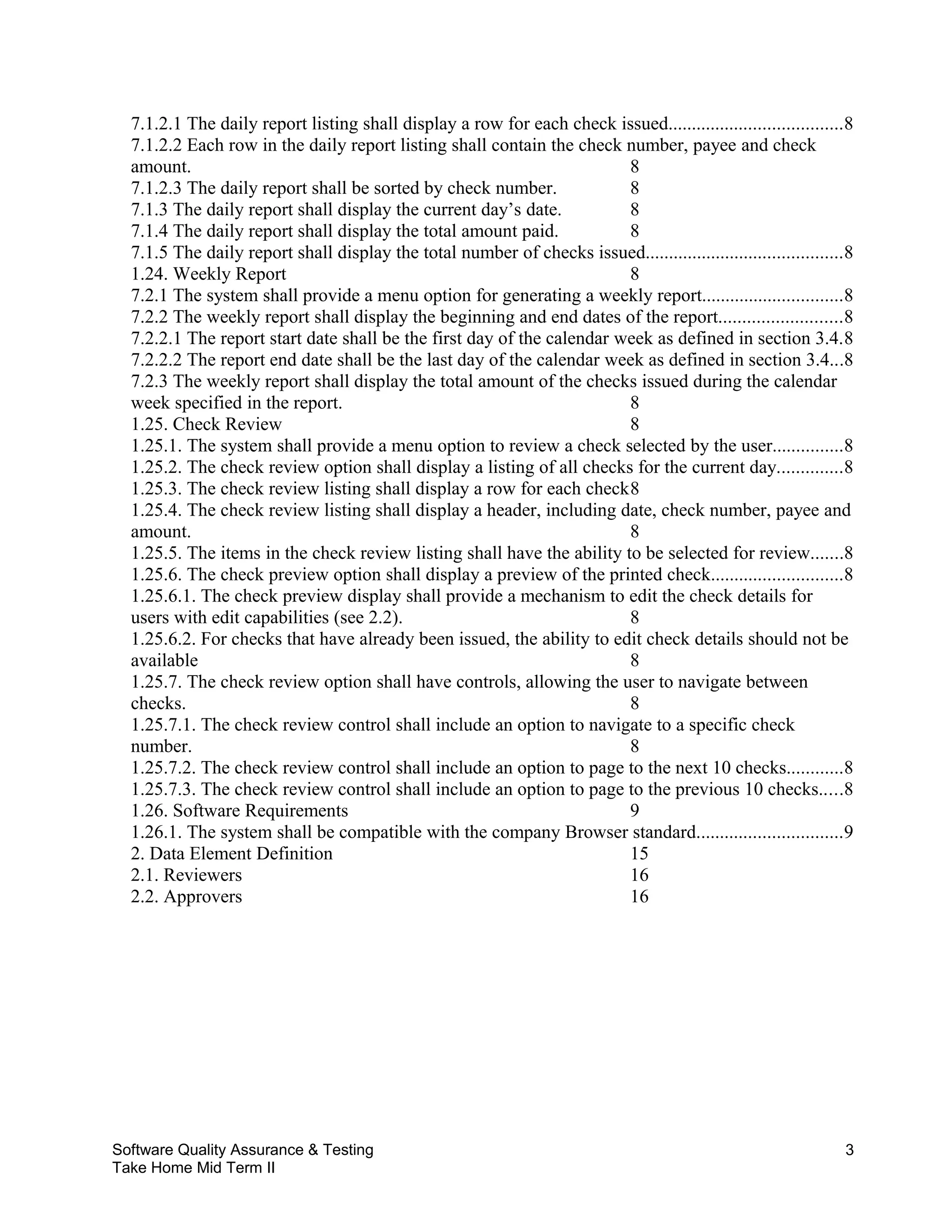 Sample Technical Requirement Document (TRD) | DOC