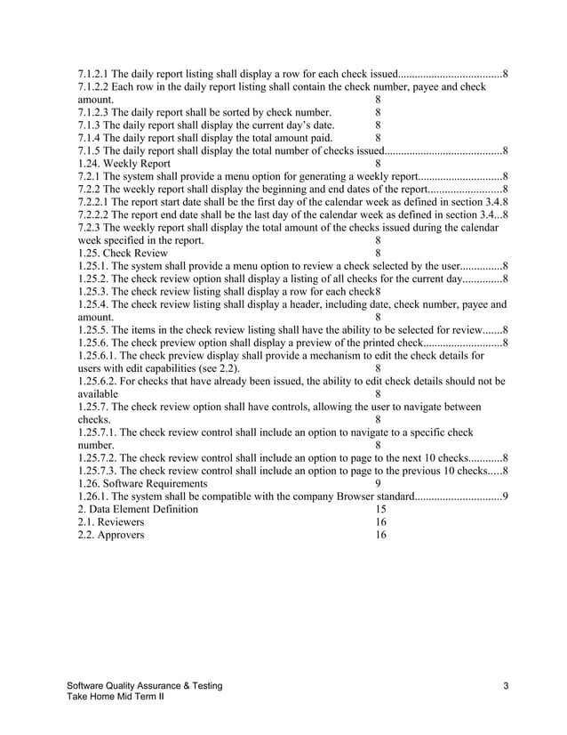 Sample Technical Requirement Document (TRD) | DOC