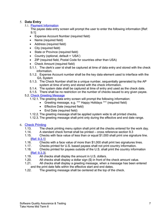 Sample Technical Requirement Document (TRD) | DOC