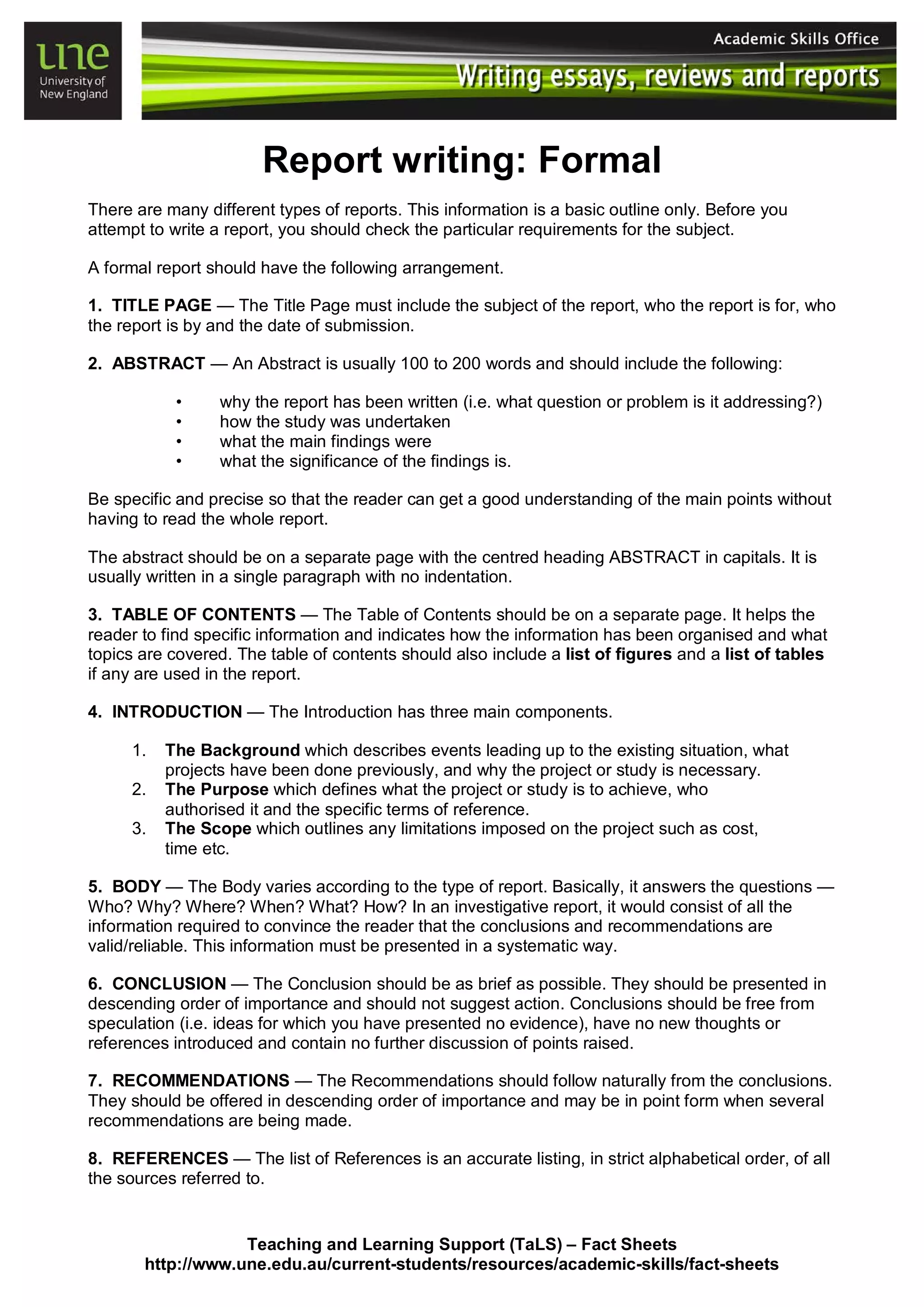 Sample Template Of Report Writing PDF Sample Template Of Report Writing PDF