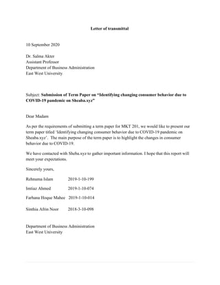 Sample term paper | PDF