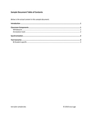 Sample Test Document | PDF