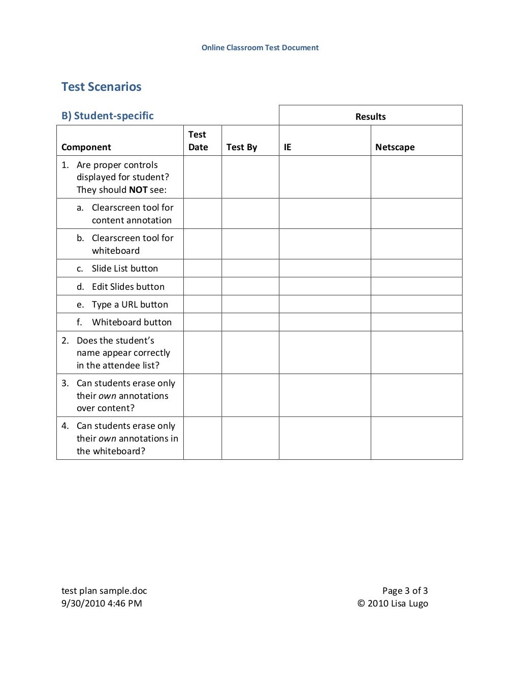 Sample Test Document