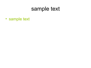 Sample Text2 | PPT