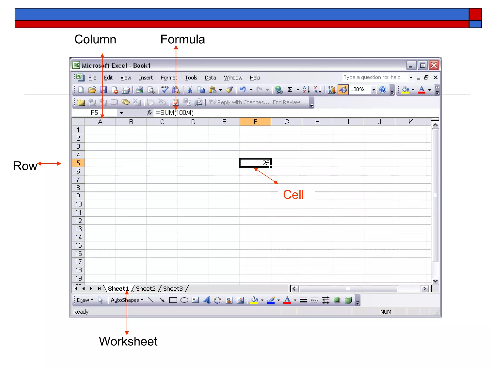 Sample Training Ppt Excel Basics | PPT