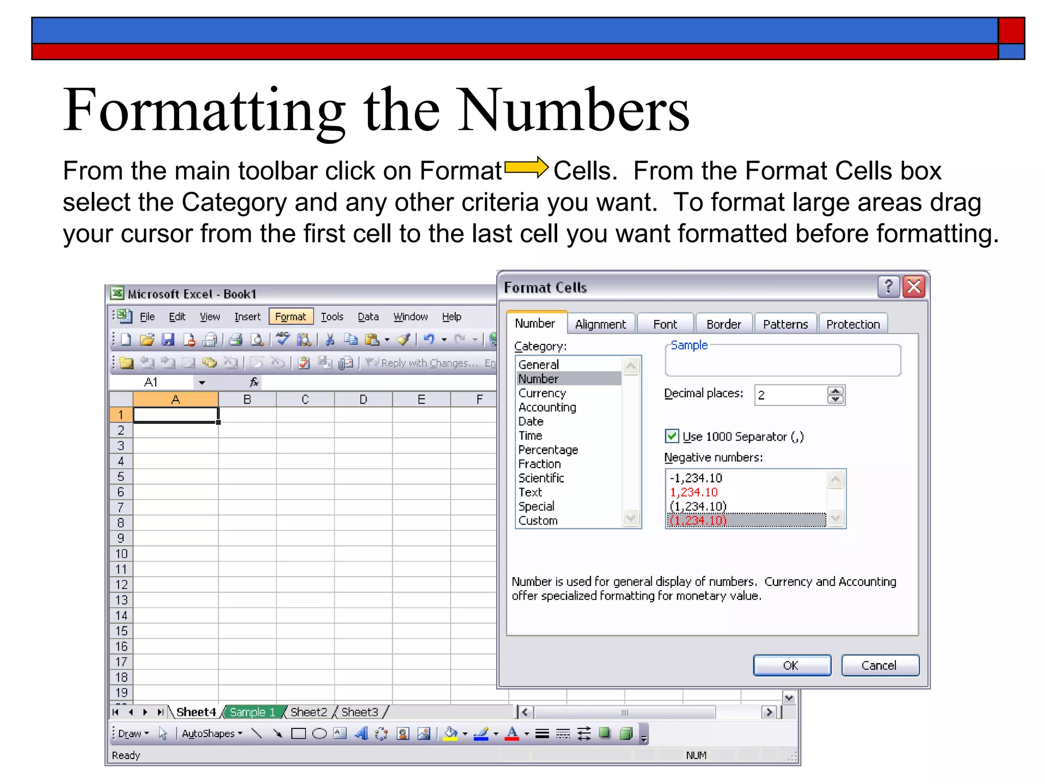 Sample Training Ppt Excel Basics | PPT