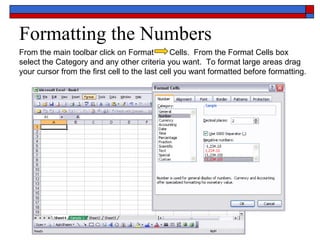 Sample Training Ppt Excel Basics | PPT