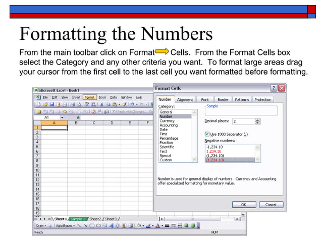 Sample Training Ppt Excel Basics | PPT