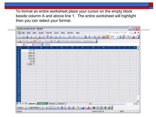 Sample Training Ppt Excel Basics | PPT
