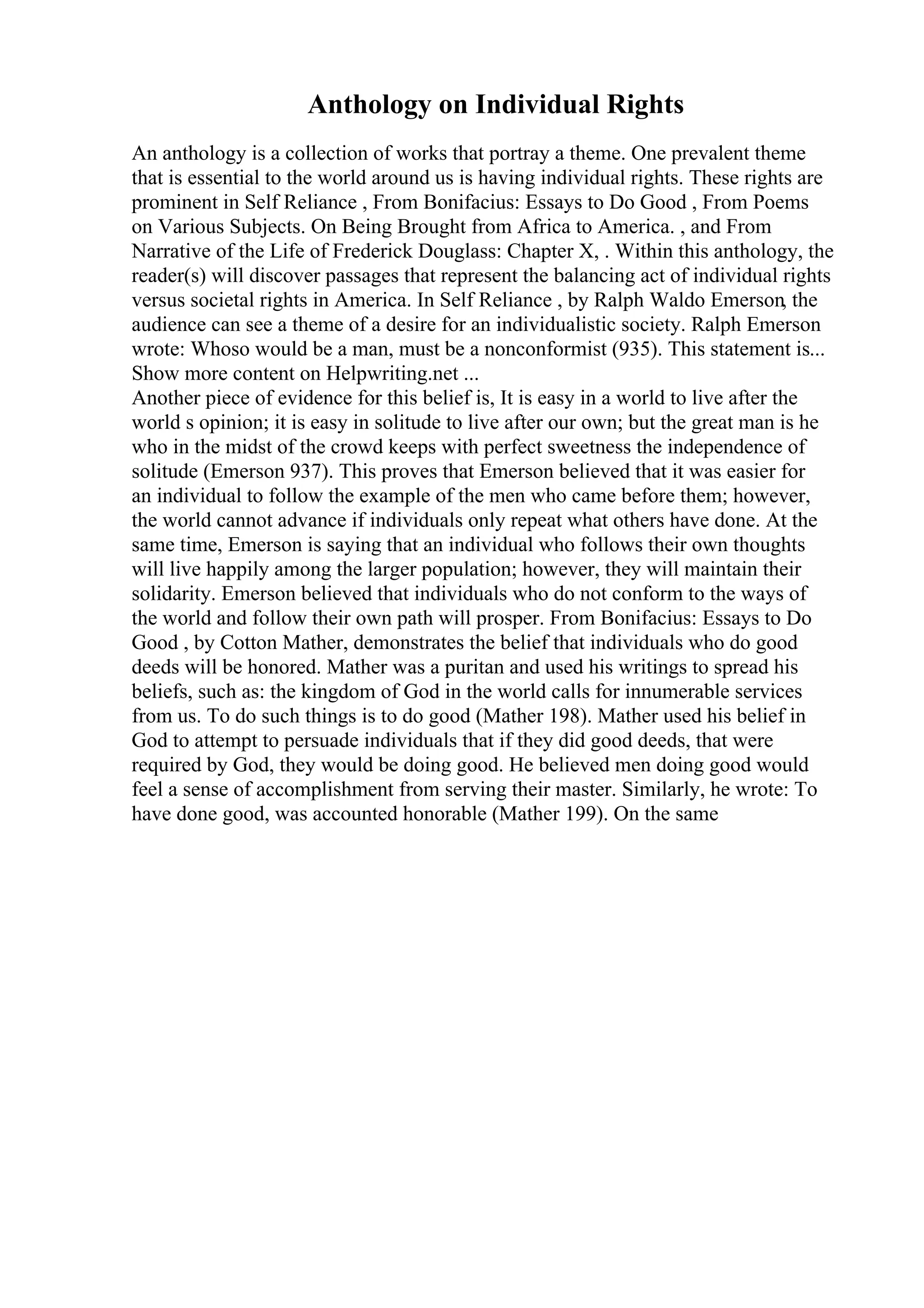 Sample Transfer Essay | PDF