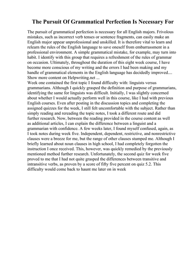 Sample Transfer Essay | PDF