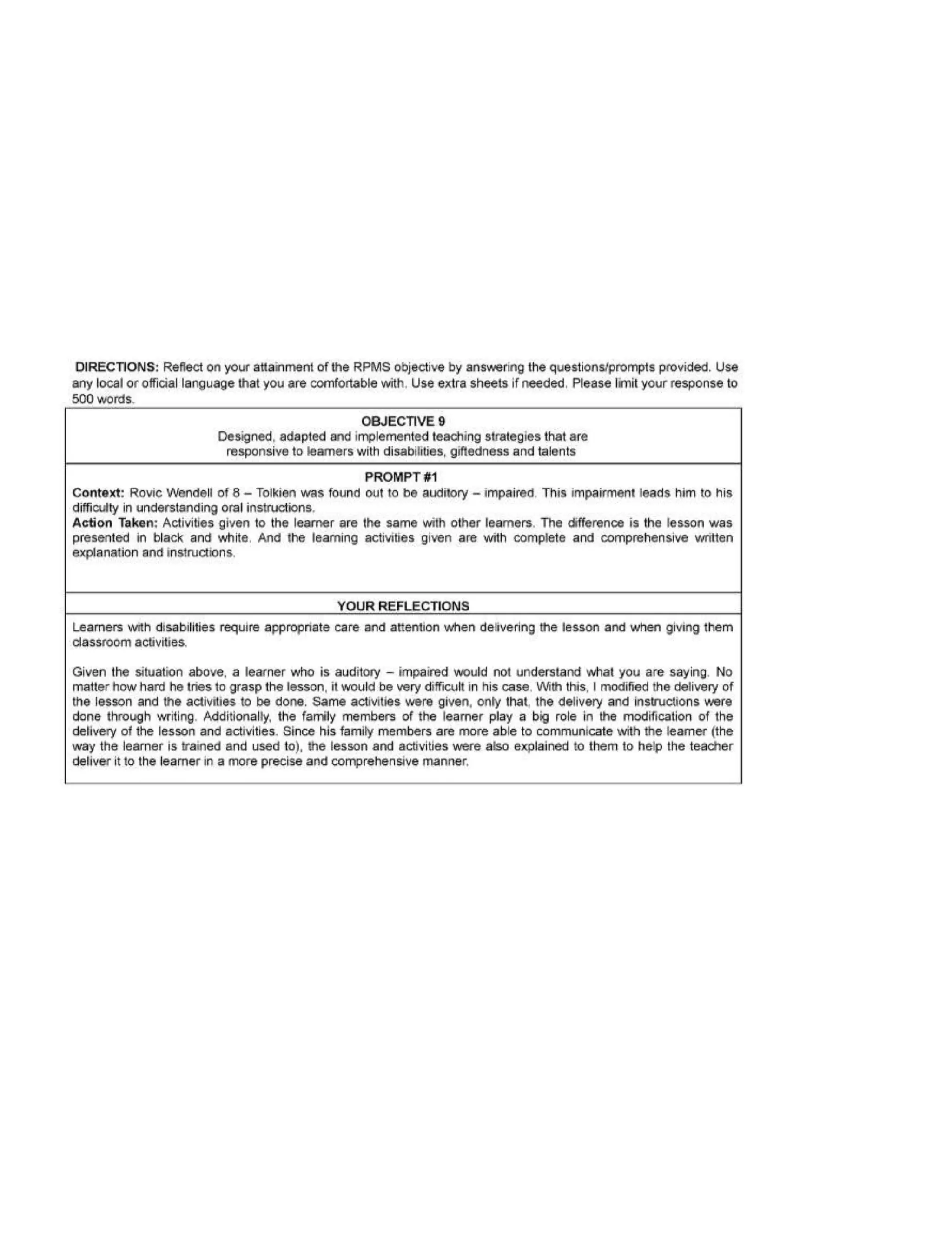 SAMPLE TRF FOR 2023.docx FOR FUTURE TEACHERS | PDF