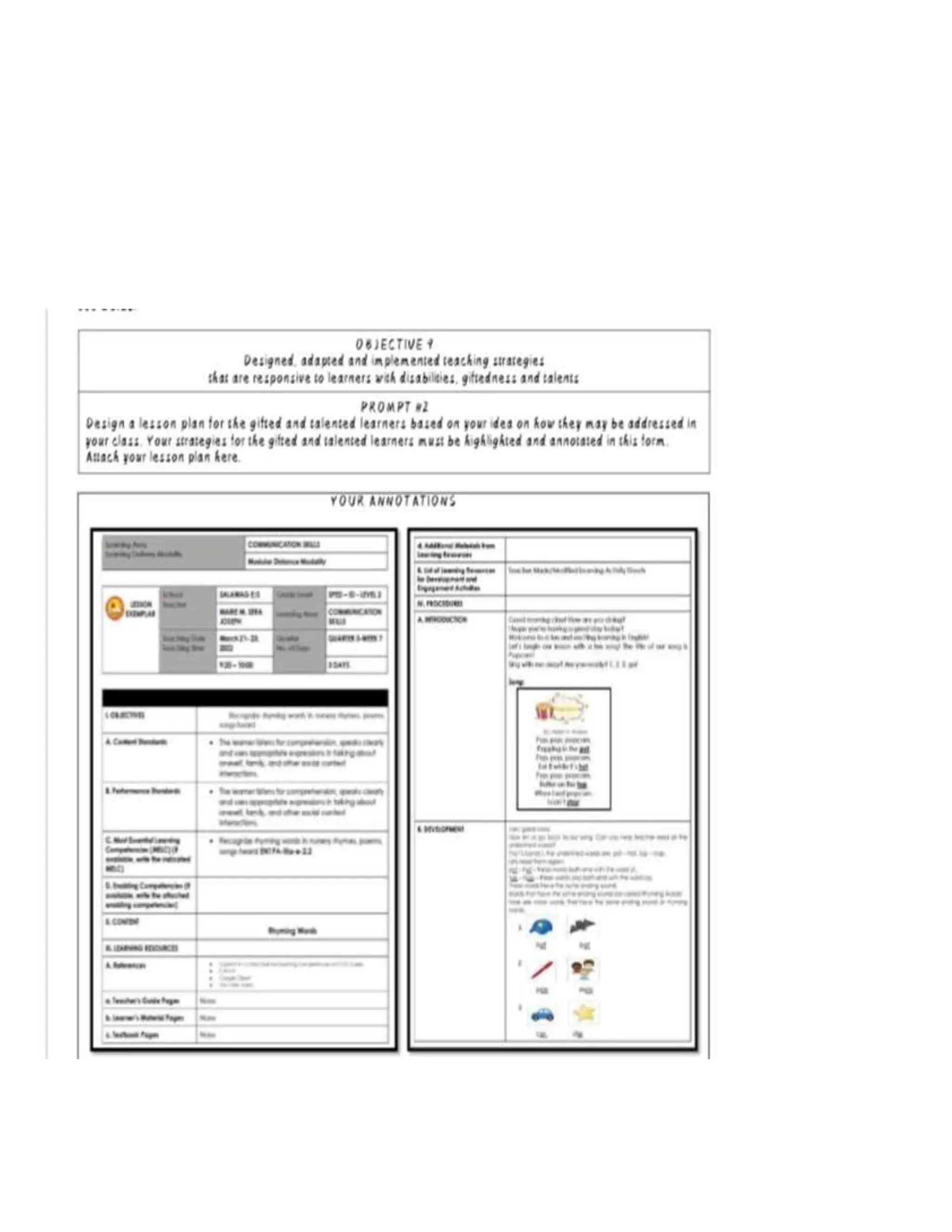SAMPLE TRF FOR 2023.docx FOR FUTURE TEACHERS | PDF