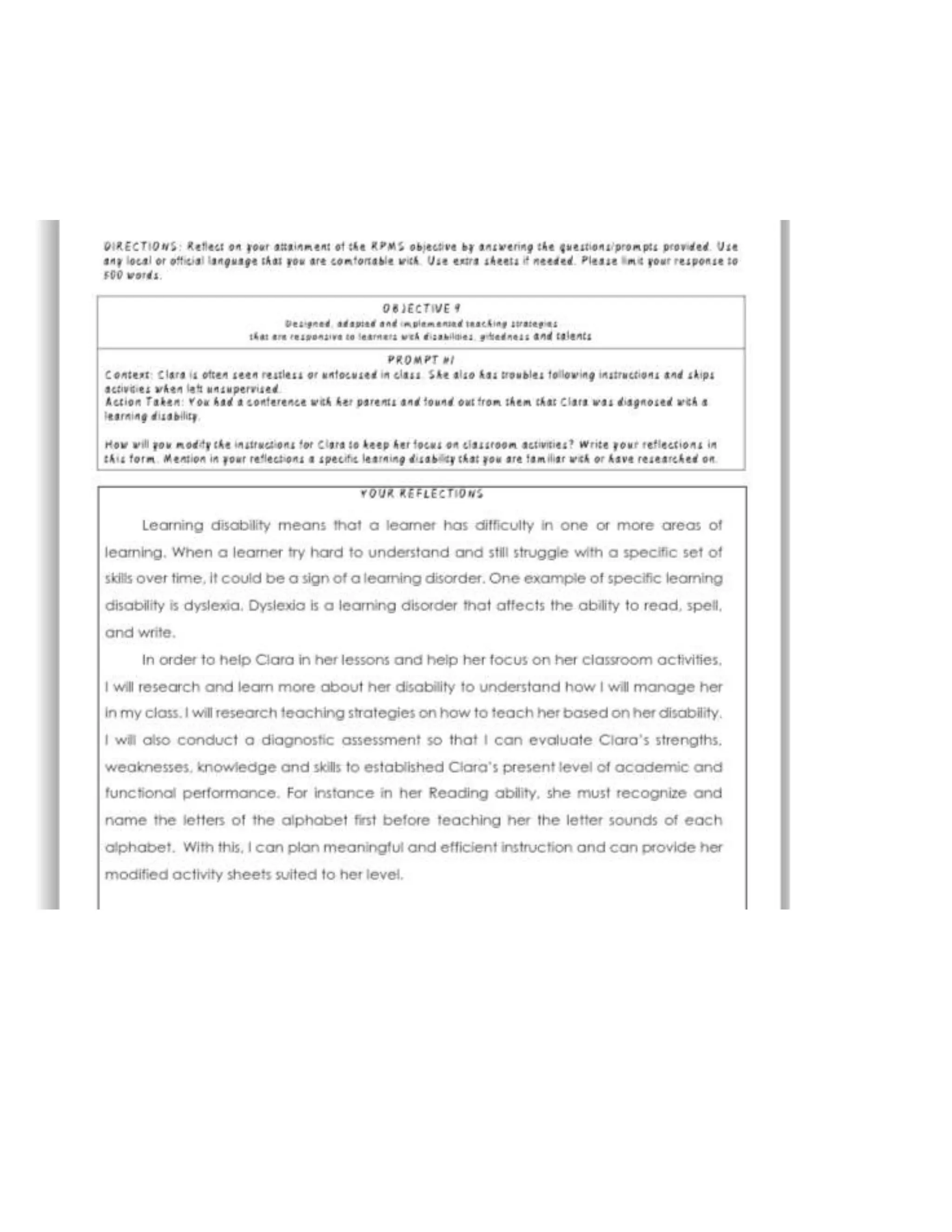 SAMPLE TRF FOR 2023.docx FOR FUTURE TEACHERS | PDF