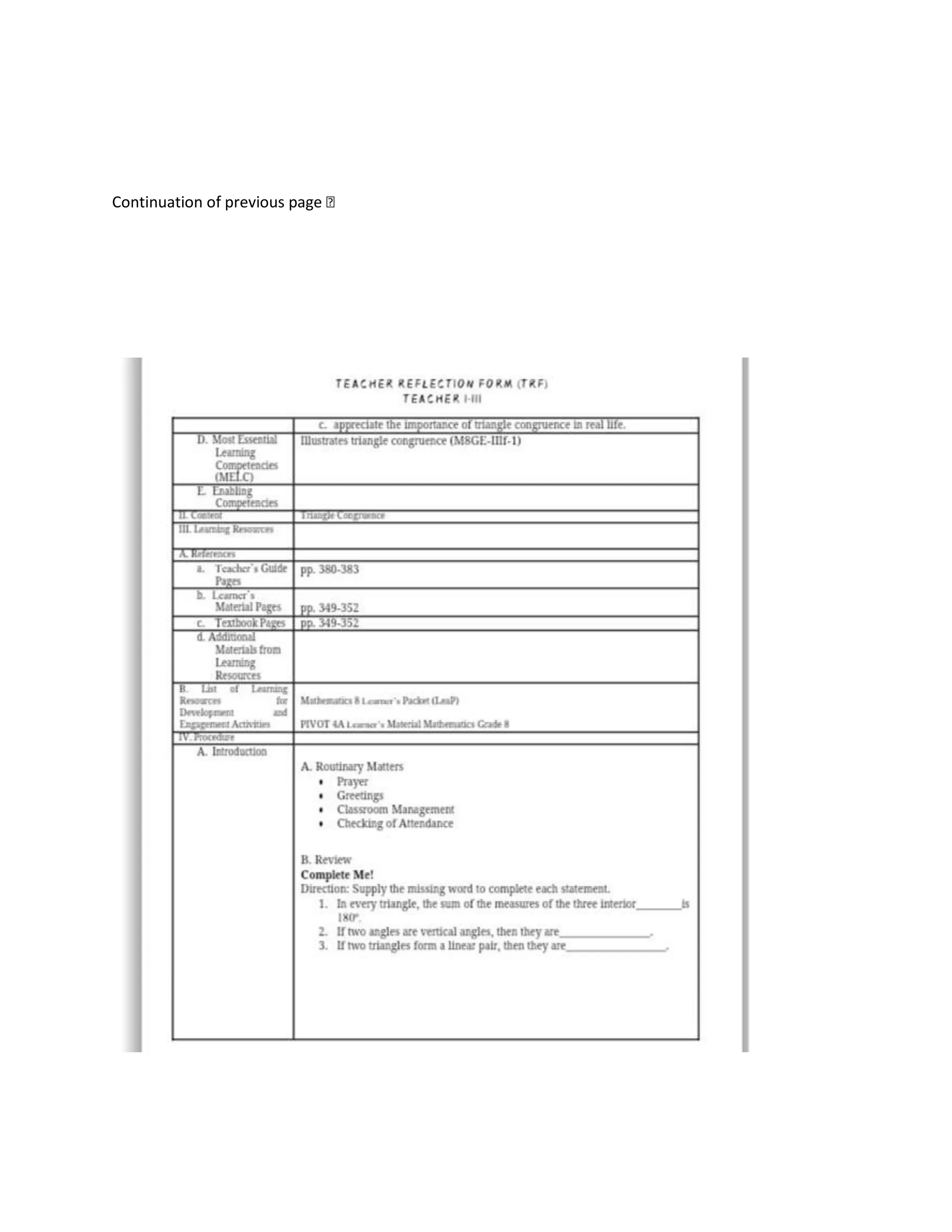 SAMPLE TRF FOR 2023.docx FOR FUTURE TEACHERS | DOCX