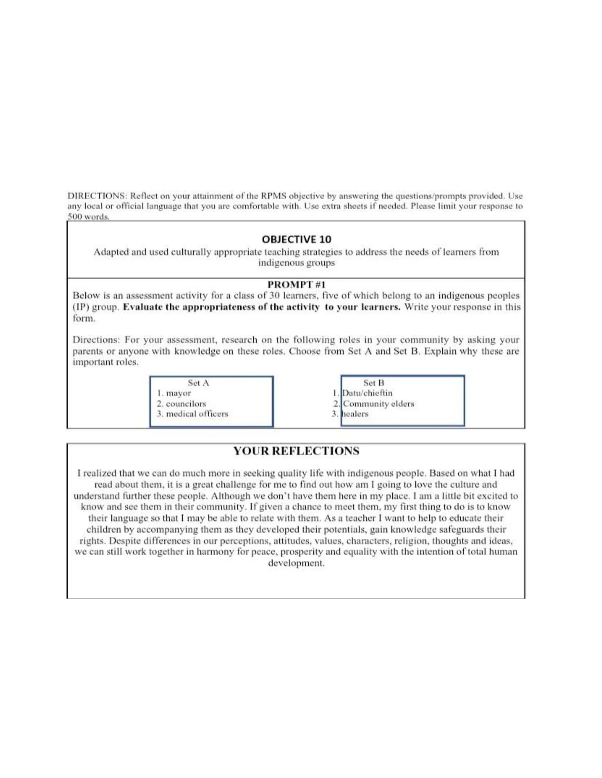 SAMPLE TRF FOR 2023.docx FOR FUTURE TEACHERS | DOCX
