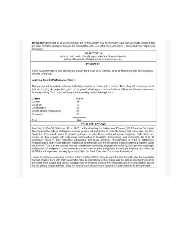 SAMPLE TRF FOR 2023.docx FOR FUTURE TEACHERS | PDF