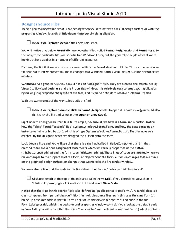 sample tutorial | PDF