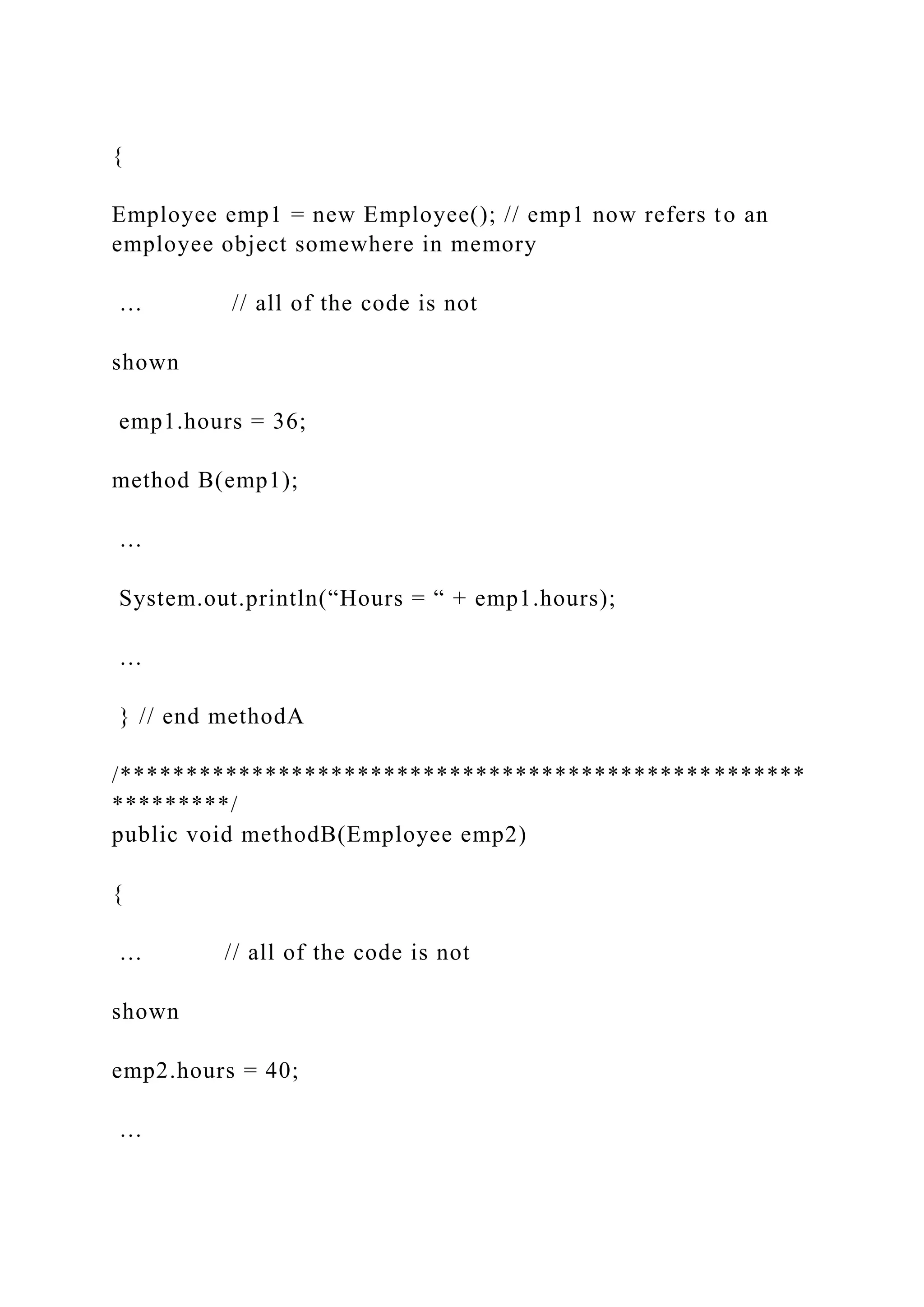 Sample UML Diagram – Employee ClassEmployee- count int- .docx