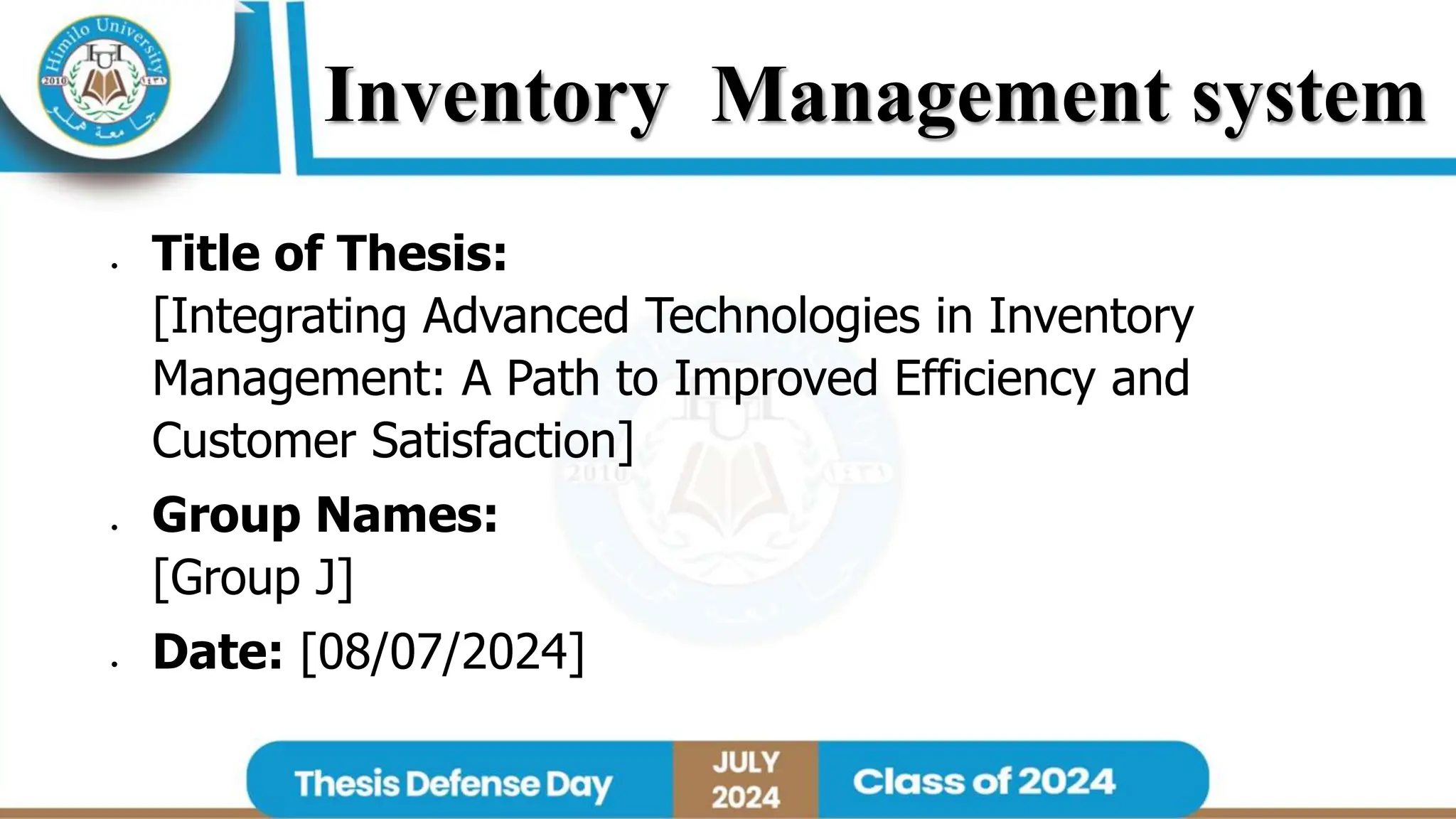 Sample University Thesis Presentation Outline.pptx