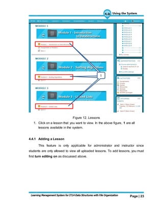 Sample User Manual - Learning Management System | DOCX