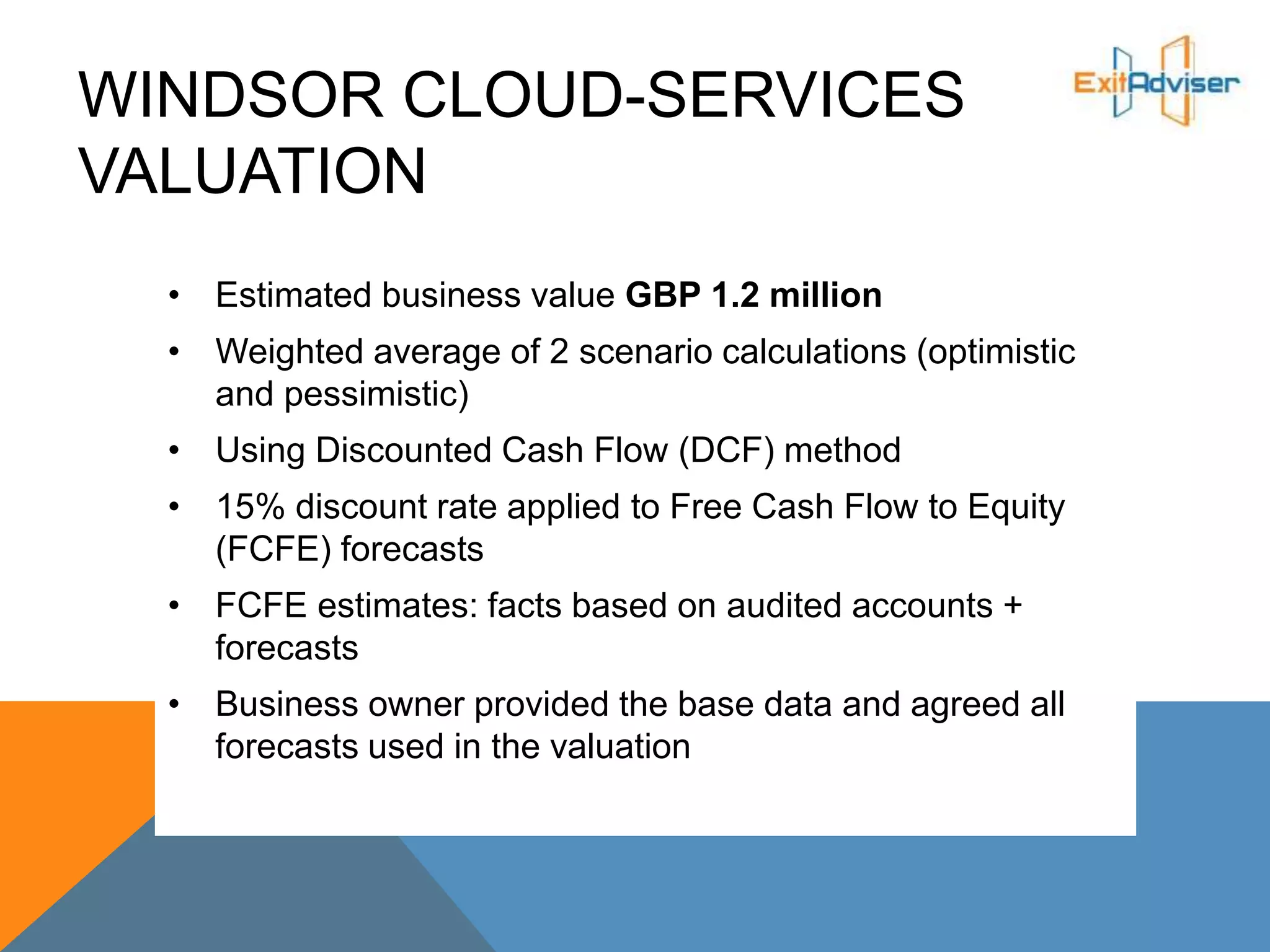 Sample Business Valuation Presentation | PPT
