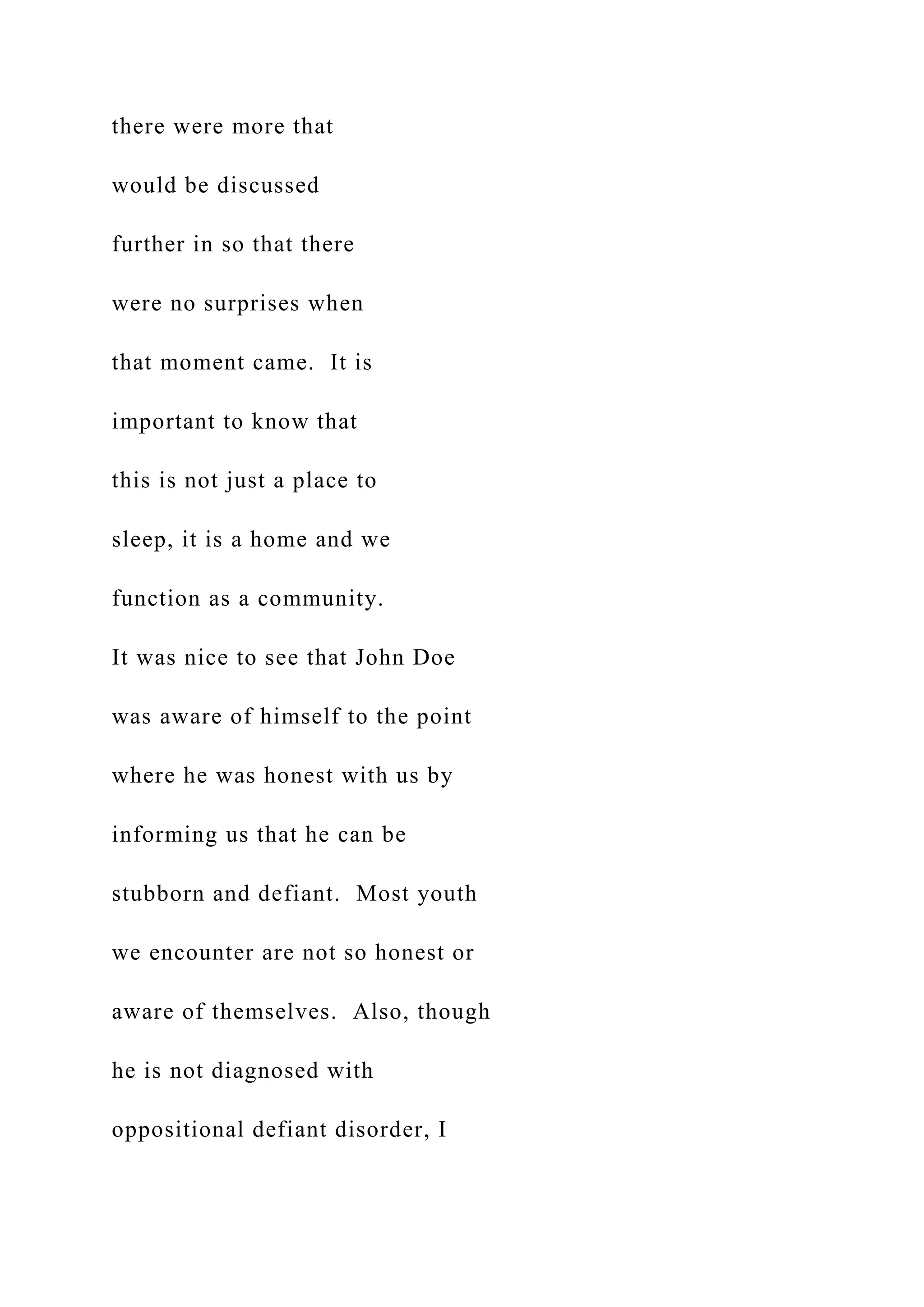 Sample Verbatim Process Recording Clinical Practice with Indi.docx