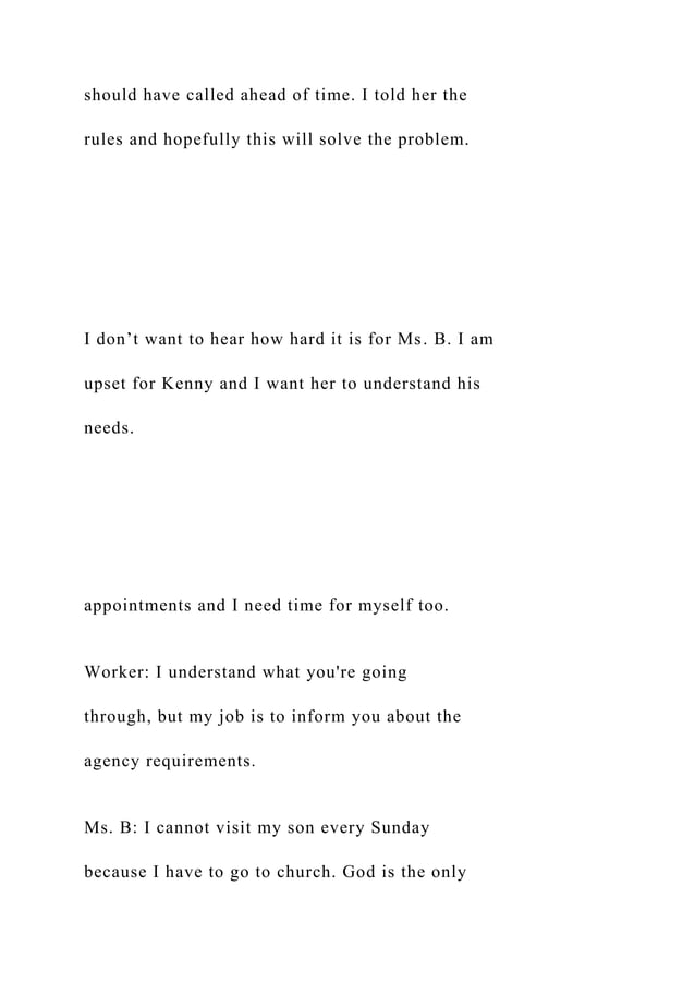 Sample Verbatim Process Recording Clinical Practice with Indi.docx ...