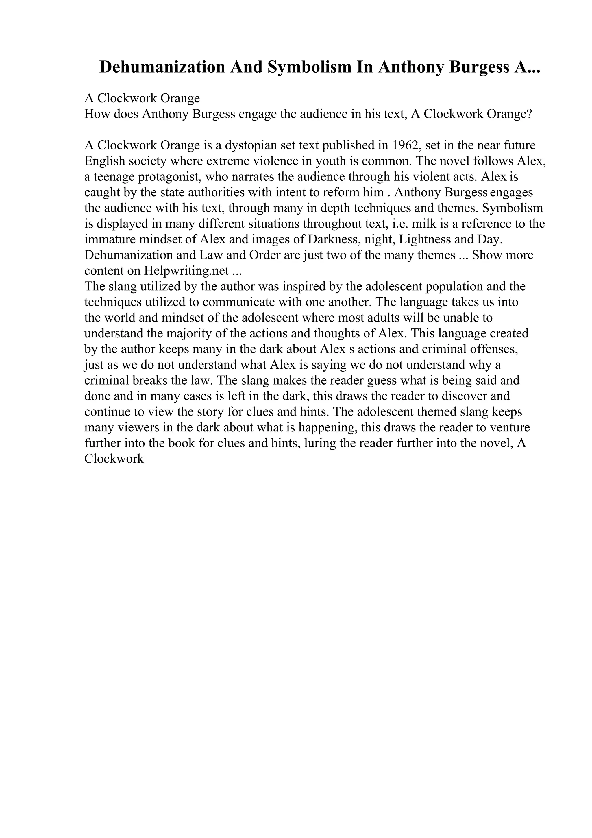 Sample Visual Analysis Essay. How to write a visual analysis. How To ...