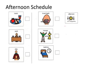 Sample visual schedule | PPTX | Daycare and Pre-School | Parenting