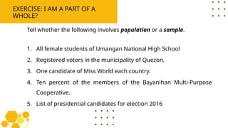 MATHEMATICS 7: SAMPLE VS. POPULATION.pptx