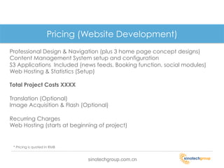 Sample Website Proposal- Airline Example | PDF
