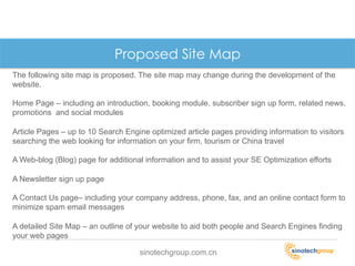 Sample Website Proposal- Airline Example | PDF