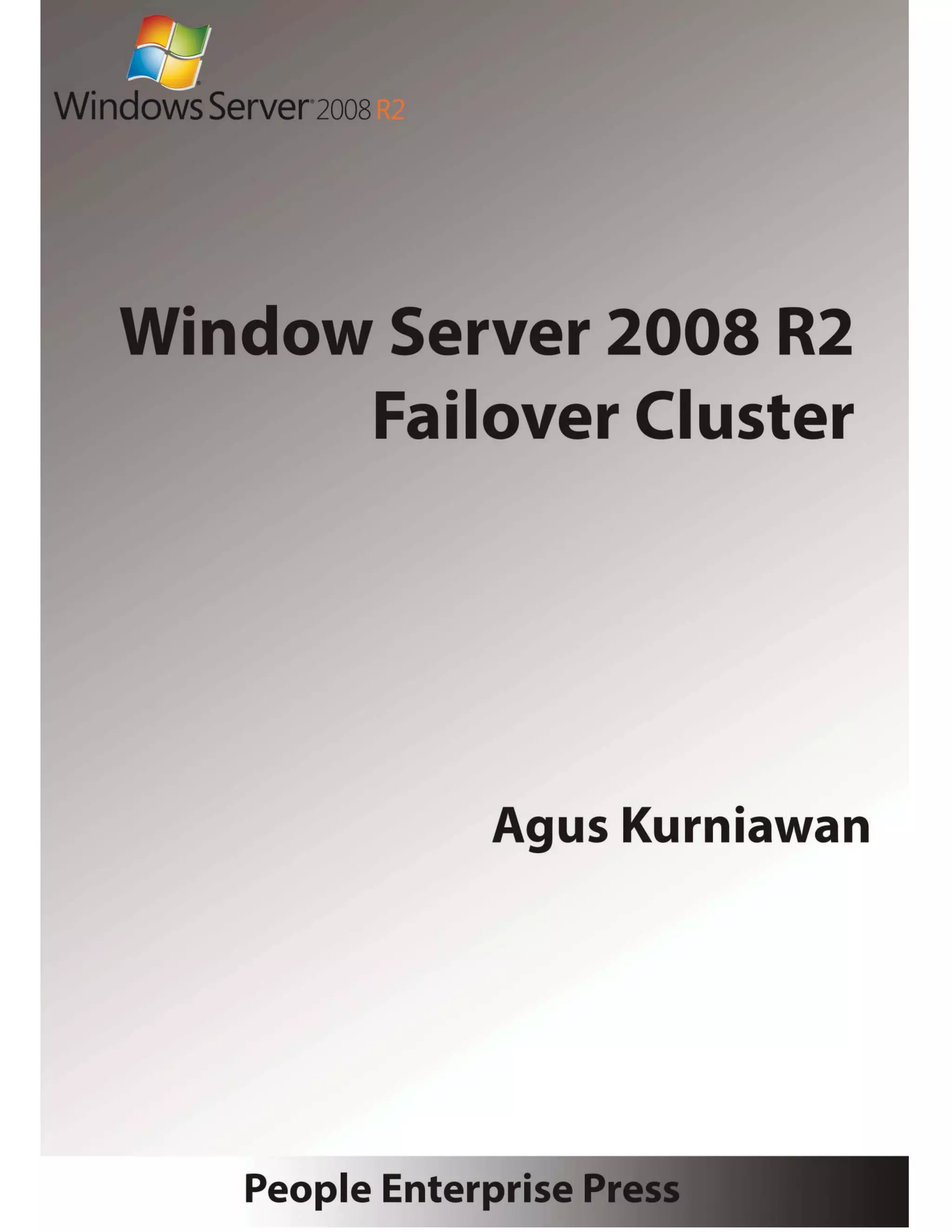 Windows Server 2008 R2 Failover Cluster | PDF