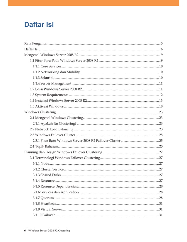 Windows Server 2008 R2 Failover Cluster | PDF